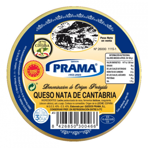 Queso Nata de Cantabria D.O.P - Quesos Prama